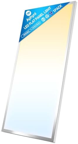 AIKVSXER 6 Pack 1x4 LED Flat Panel Light Surface Mount LED Ceiling ...