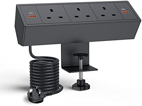 Brennenstuhl Alu-Office-Line 6-way extension lead for desks (made in ...