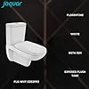 JAQUAR Florentine Range One Piece Rim Wall Hung Western Commode (White ...