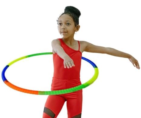 Buy Hula Hoop Consists of 8 Inter-Lockable Pieces Collapsible Kids Hula ...