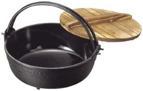 Amazon.com: Nanbu Iron Furusato Pot Shallow Type (Inner Enamel) 8.3 ...