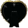 Amazon.com - Isaac Jacobs 5x5 Gold Heart Shaped Rose Border Resin Frame ...