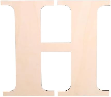 Amazon.com: 12 Inch Wooden Letter, Wood Letters for Wall Decor, 1/5 ...