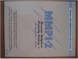 MMPI-2: Minnesota Multiphasic Personality Inventory- 2: Manual for ...