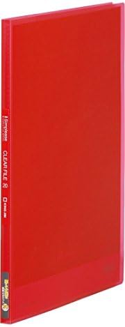Amazon.co.jp: キングジム クリアーファイル20ポケット A4 186TSP 赤 10冊入 : 文房具・オフィス用品