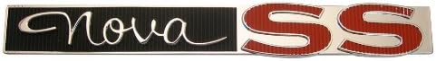 Amazon.com: 63-64 CHEVY II/Nova SS TRUNK EMBLEM, Nova SS : Automotive