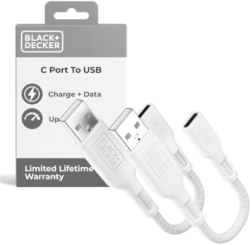 Amazon.com: BLACK+DECKER USB C to USB Adapter [2 Pack] Type C Female to ...