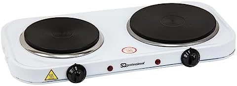 KRYPTON 2000W Double Hot Plate for Table Top Cooking | 2 Ring Hob with ...