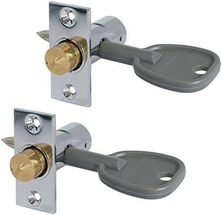 XFORT® 2 Pack Mortice Door Bolts with 2 Star Keys, Door Security Rack ...