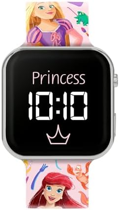 Disney Princess LED Silicone Strap Pink Watch PN4598 : Amazon.co.uk ...