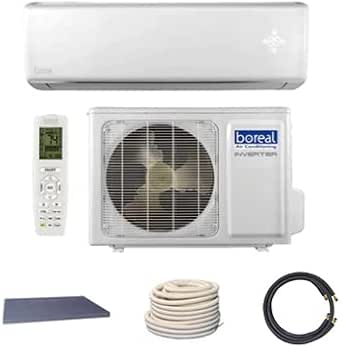 Amazon.com: Boreal BRISA 30,000 BTU 2.5 Tons Wall Mount Ductless Mini ...