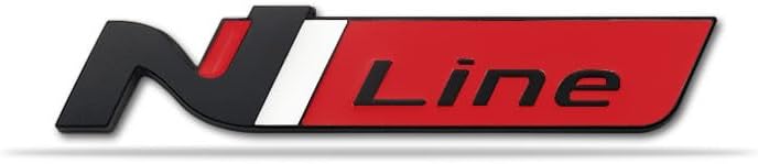 Amazon.com: A Set (2Pcs) N Line Emblem for Elantra N Badge Veloster N ...