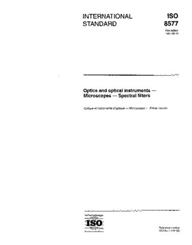 ISO 8577:1997, Optics and optical instruments - Microscopes - Spectral ...