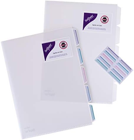 Snopake A4 5-Part SlipFile [Pack of 5] Multi-Part File with Index Tabs ...