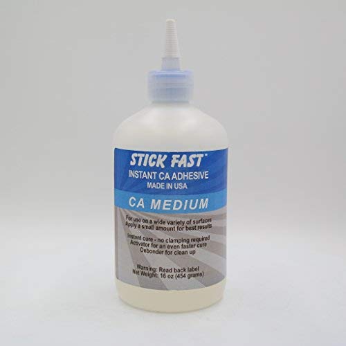 Amazon.com: Stick Fast CA Quick Set Adhesive Medium 16 oz : Industrial ...