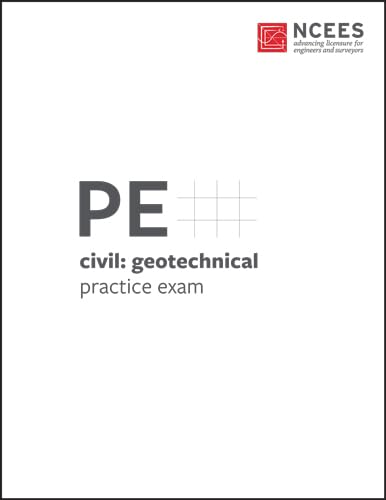 PE Civil: Geotechnical Practice Exam: Ncees: 9781947801301: Amazon.com ...