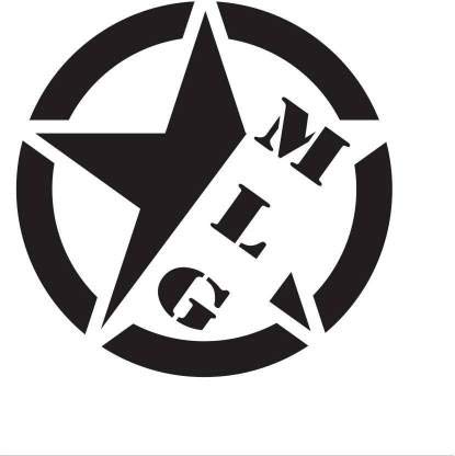 ARWY Bike Sticker MLG Star Sticker for Royal Enfield Bullet Bike ...