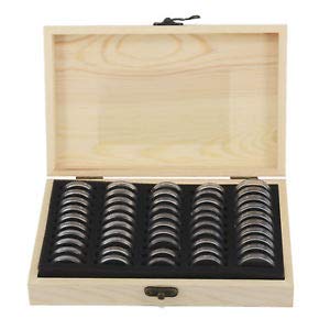 Generic Hot~Wooden Coins Display Storage Box Case for Slab Certified ...