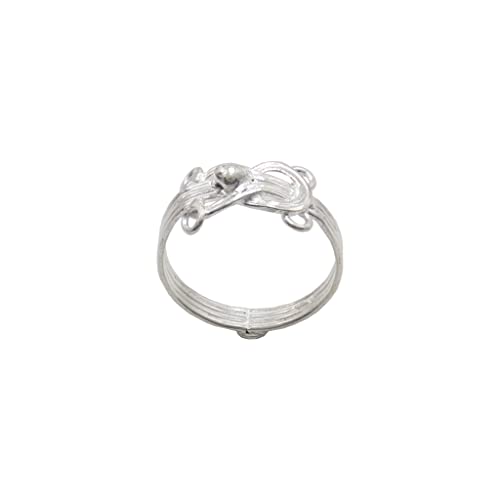 Buy MOONPLUS Silver Pavithra Ring/Mothiram at Amazon.in