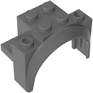 Amazon.com: Gobricks GDS-2021 Wheel Arch, Mudguard 4x2 1/2x2 1/3 10PCS ...