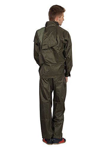 Versalis Mens Desire Raincoat - Olive Green (S) : Amazon.in: Clothing ...