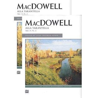 (2 Copies) Alla Tarantella, Opus 39, No. 2 By Edward MacDowell Lynn Freeman Olson Piano Sheet ...