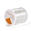 Amazon.com: AGCFABS 0.5mm Elastic String, Stretchy Bracelet String Crystal String Bead Cord for ...