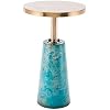 Amazon.com: Zuo Zaphire End Table, Teal : Home & Kitchen