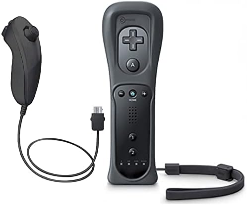OSTENT 2 in 1 Remote Controller Built in Motion Plus + Nunchuk for ...