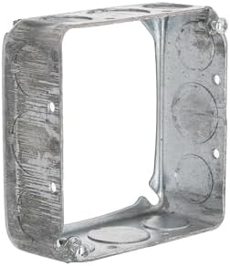 Hubbell 187 Raco Drawn 1-1/2" Deep Square Box Extension for Switch ...