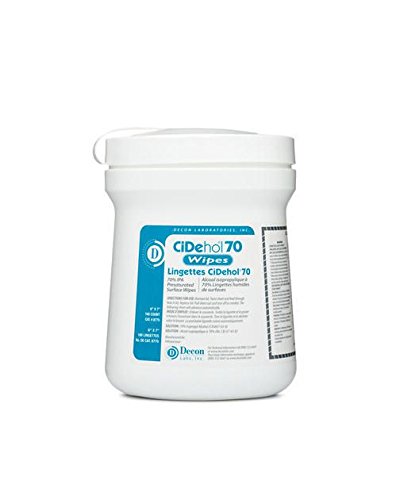 Decon Labs 8775 CiDehol 70 Wipe, 160 Wipes/pk (Pack of 12): Amazon.com ...
