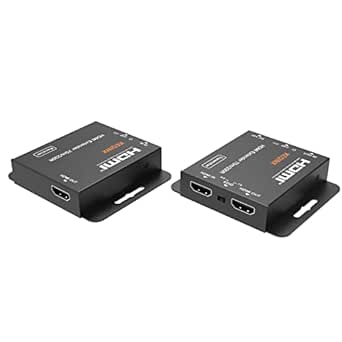 Amazon.com: KEQINX 4K HDMI Extender 230ft HDMI Baluns POC HDMI Audio ...