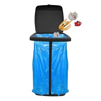 Garbage Bag Holder | Rubbish Bags Stand - Telescopic Garbage Storage ...