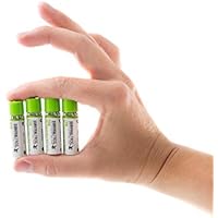 Amazon.com: EasyPower USB AA Rechargeable Batteries (4 Pack) - 1.2V ...