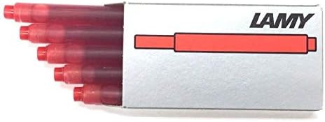 LAMY T 10 Ink 825 - Large Capacity Red Ink Cartridge for All Lamy ...