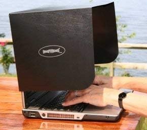 Amazon.com: Ultra-Lightweight Universal Laptop Sun Shade Visor Hood ...