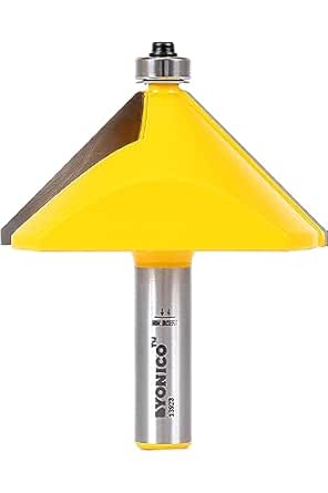 YONICO Chamfer Router Bits Edge Forming 45 Degree 1/2-Inch Shank 13923 ...