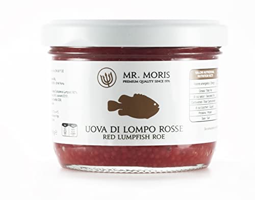 Uova di Lompo Rosse Succedaneo del Caviale Mr. Moris® 100g - Mr.Moris ...