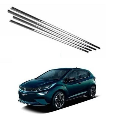 RS Tata Altroz Car Window Lower Chrome Garnish (Set of 4) : Amazon.in ...