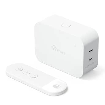 TREATLIFE 2 in 1 Dimmer Plug with Remote, Wireless Remote Control ...
