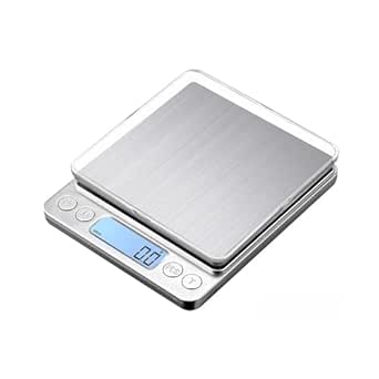 Kitchen scales, 2pcs Digital Kitchen Scale 3kg 0.1g With 2 Trays Home ...