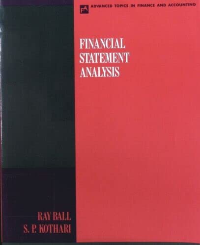 Buy Financial Statement Analysis (McGraw-Hill Series in Advanced Topics ...