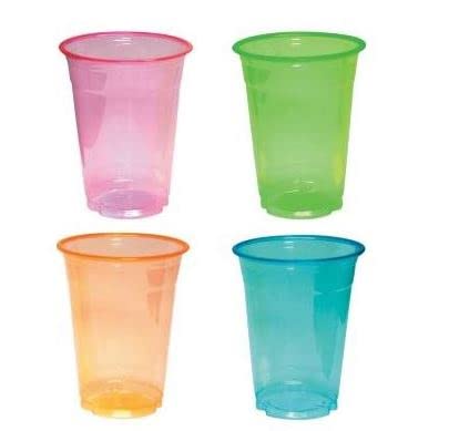 12oz Neon Colored Cups 350ML- 20Ct : Amazon.in: Home & Kitchen