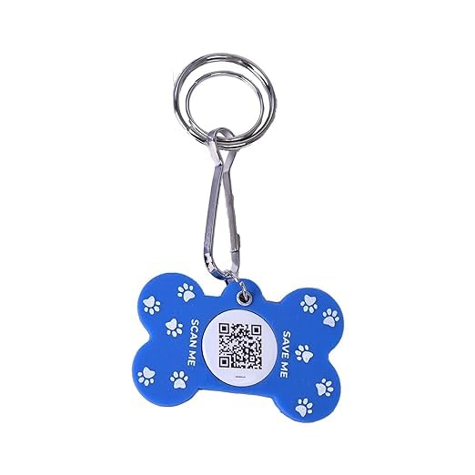 Captain India Silicon QR Tag for Pet Safety | Secure Your Pet with Pet ...