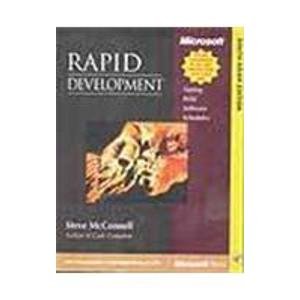 Rapid Development - McConnel, Steve - Amazon.de: Bücher