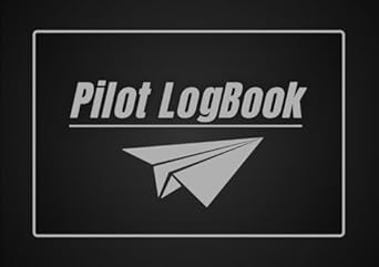 Amazon.co.jp: Pilot Logbook - Aviation Log Book For Student Pilots ...