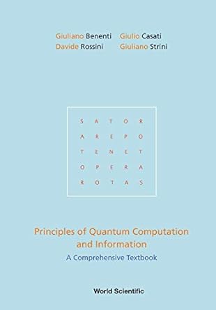 Buy Principles Of Quantum Computation And Information: A Comprehensive ...