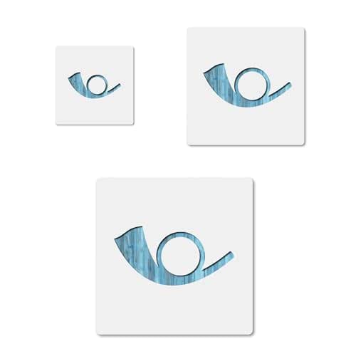 Amazon.com: Horn Instrument Ear Trumpet, quality mylar stencil pack in ...