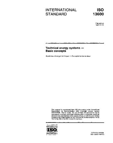 ISO 13600:1997, Technical energy systems - Basic concepts by ISO TC 203 ...