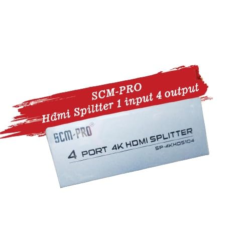 Buy SCM-PRO 4K HDMI SPILTTER 4 PORT Online at Low Prices in India - Amazon.in
